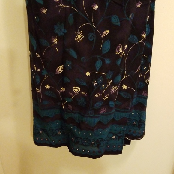 August Max woman | Skirts | August Max Woman Floral Design Wrap Around ...